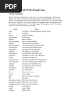 IGI 2 Cheat Codes Guide | PDF | Games & Activities