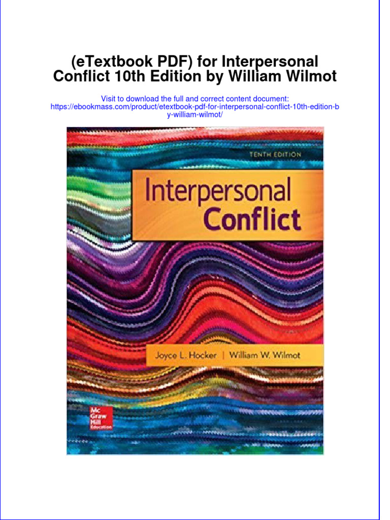 Ebook PDF Etextbook PDF For Interpersonal Conflict 10Th Edition by ...