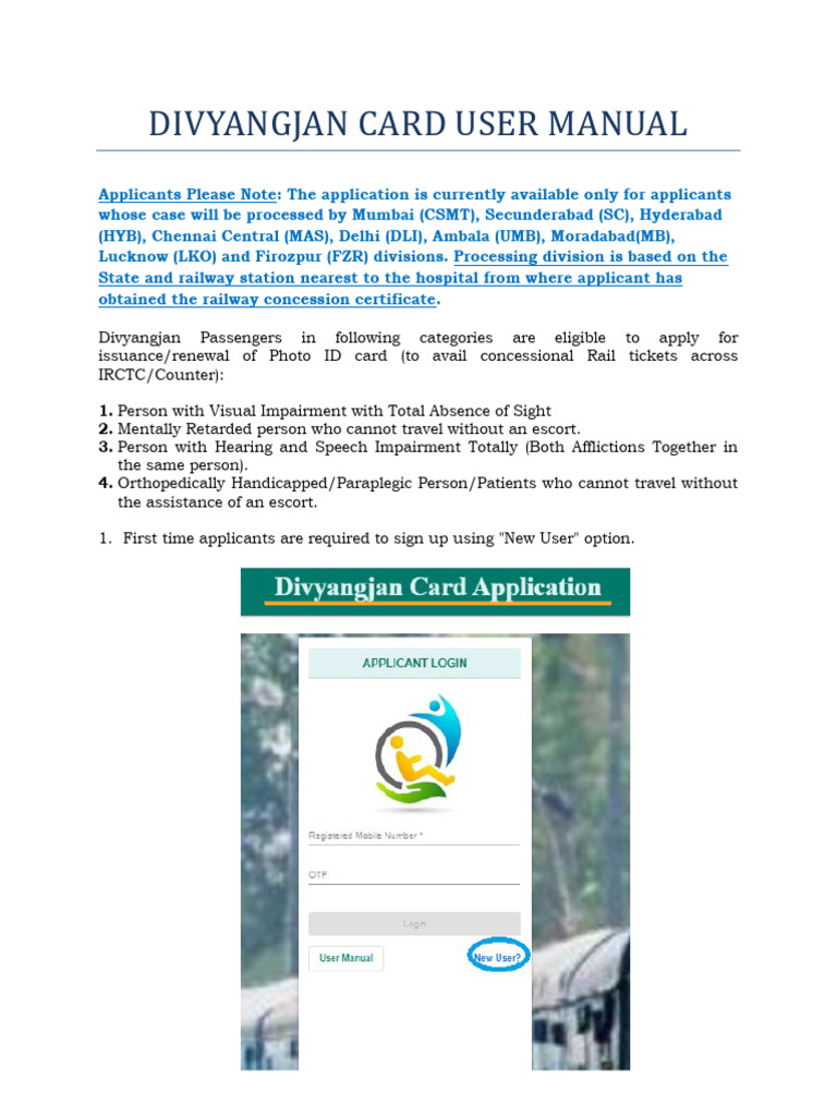 Divyangjan Manual | PDF | Identity Document | Government