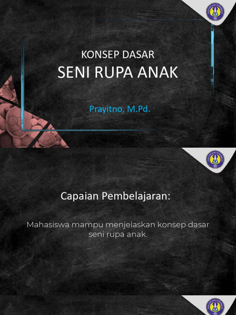 Konsep Dasar Seni Rupa Anak | PDF