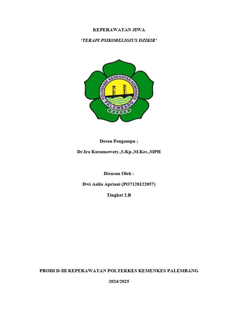 Terapi Psikoreligius Dzikir | PDF