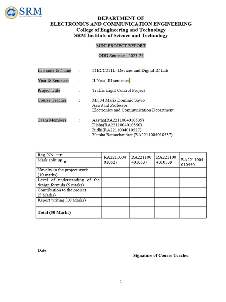 Mini Project DLD | PDF