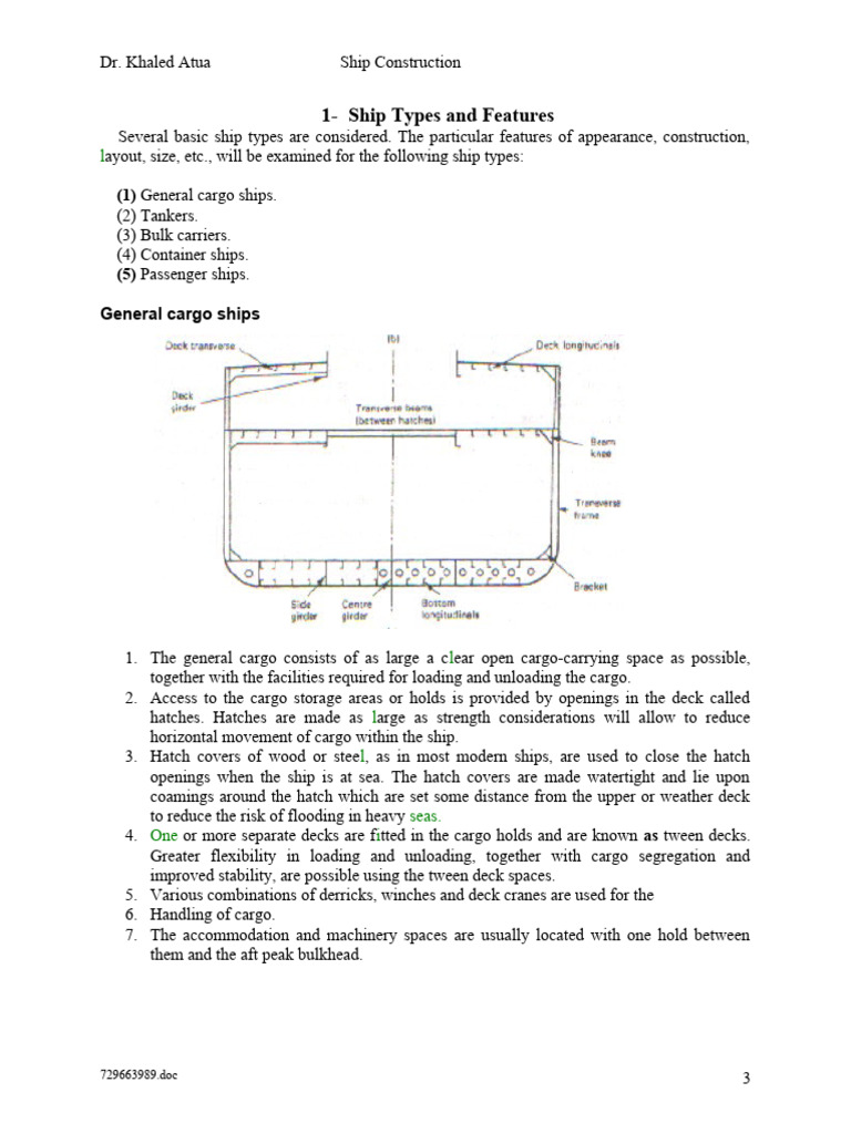 Ship Types and Features | PDF | Ships | Oil Tanker