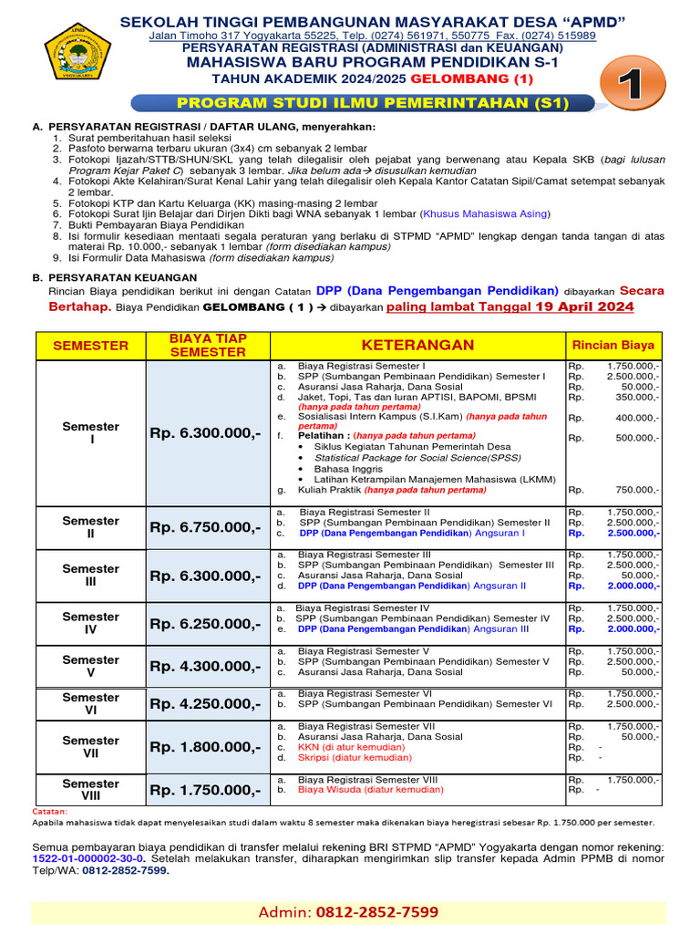 Panduan Registrasi Mahasiswa Baru | PDF
