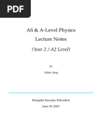 Cambridge International As and A Level Physics 2nd Ed | PDF