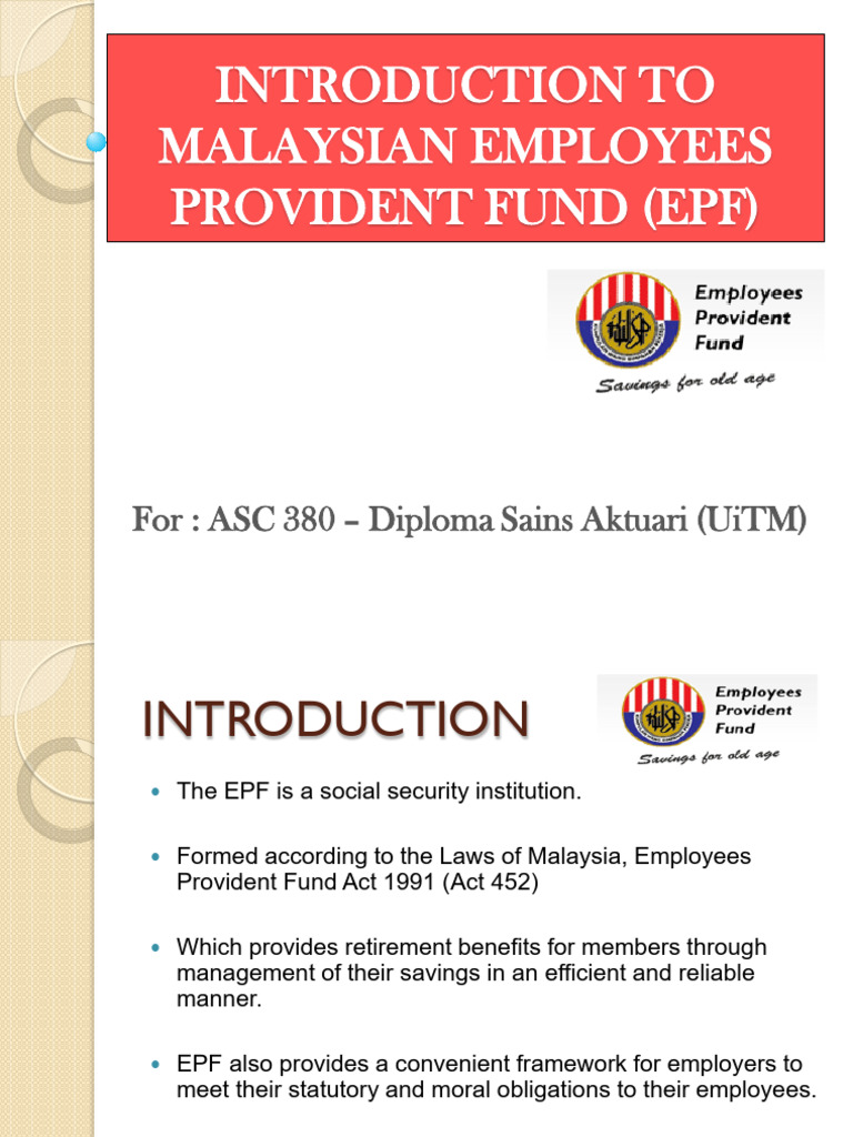 Topic 3 - EPF | PDF