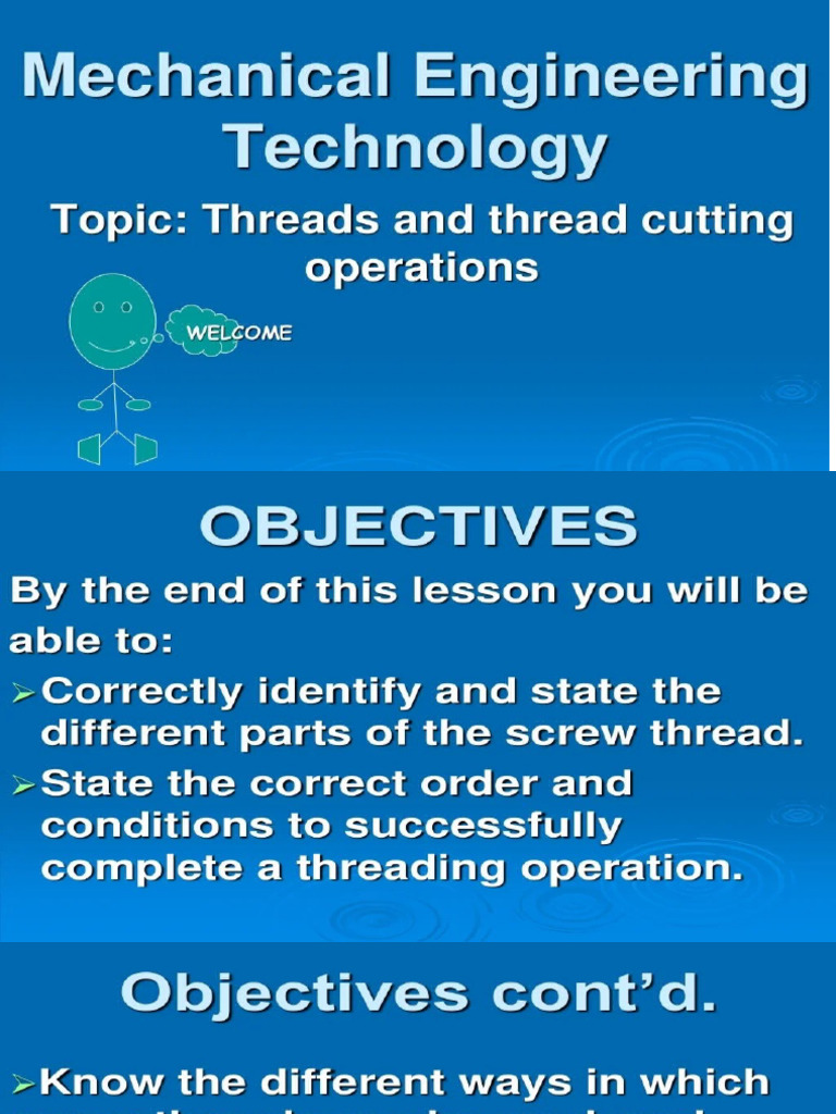 Threading Operation | PDF