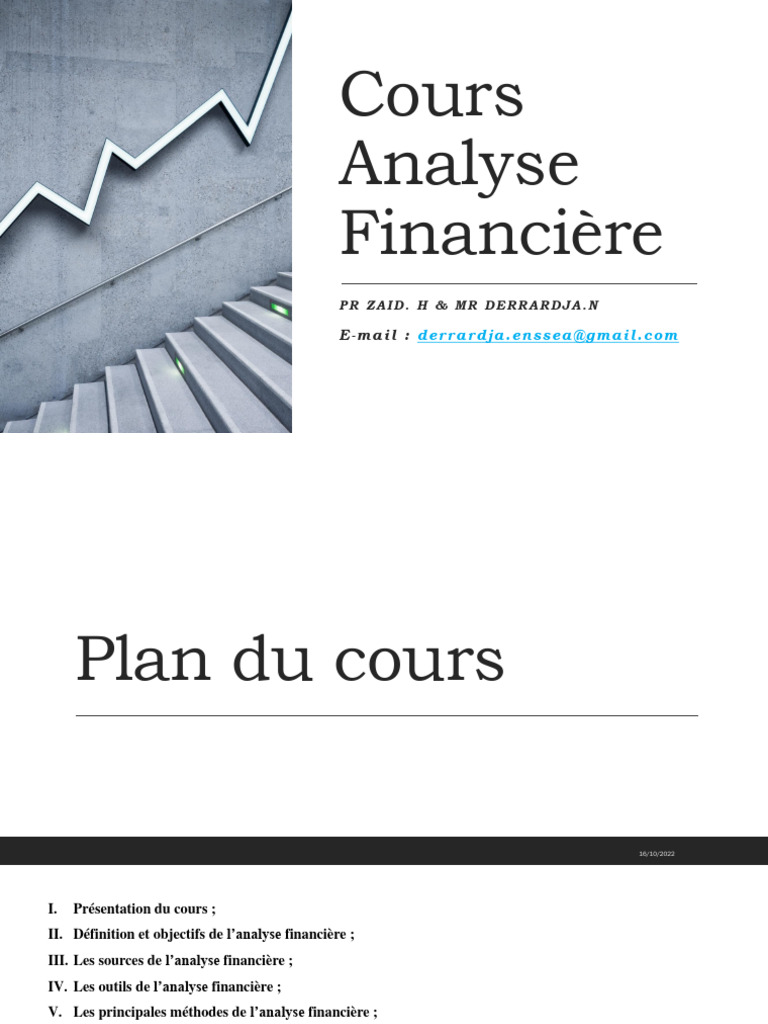 Cours Analyse Financière 1er Partie | PDF