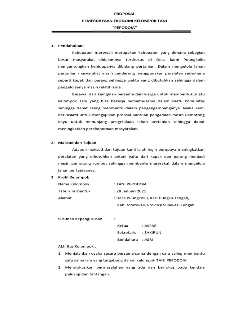 Kube Proposal Bantuan Sensor | PDF