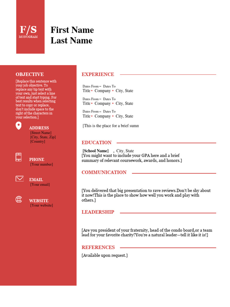 First Name Last Name: Objective | PDF