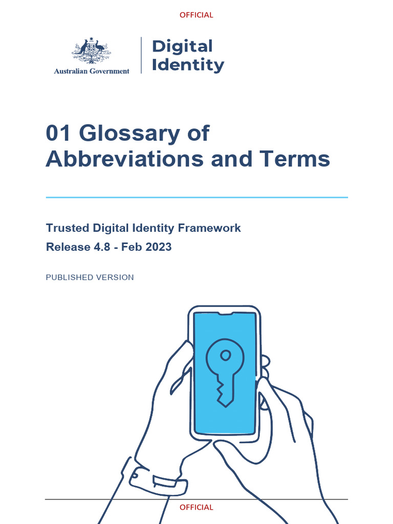 Tdif 01 Glossary - Release 4.8 - Finance 1 | PDF | Biometrics | Authentication