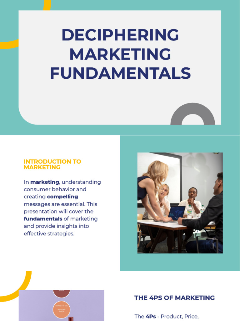 1 Deciphering Marketing Fundamentals | PDF | Marketing | Brand