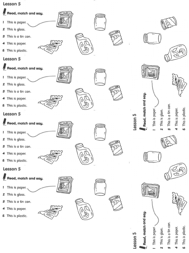 Materials Matching Pdf