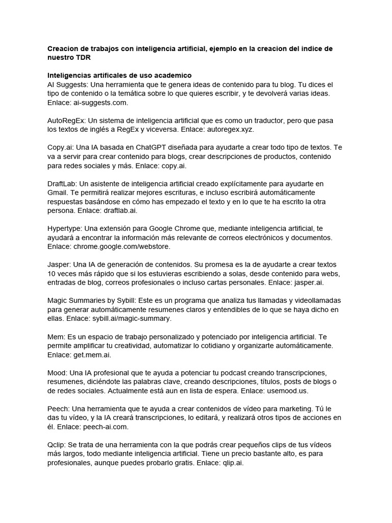 Guia Maestra Inteligencia Artificial (Ejemplo Estructurar Un Trabajo ... Guia Maestra Inteligencia Artificial (Ejemplo Estructurar Un Trabajo ...