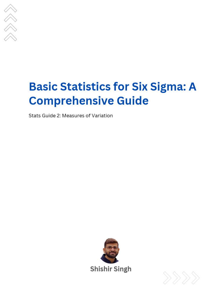 StatsGuide Vol 2 - Measures of Variation | PDF | Statistics | Quartile