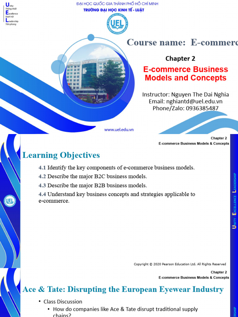 E-Commerce - Chapter 2 | PDF | E Commerce | Business Model