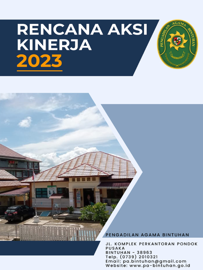 Rencana Aksi Kinerja Tahun 2023 | PDF