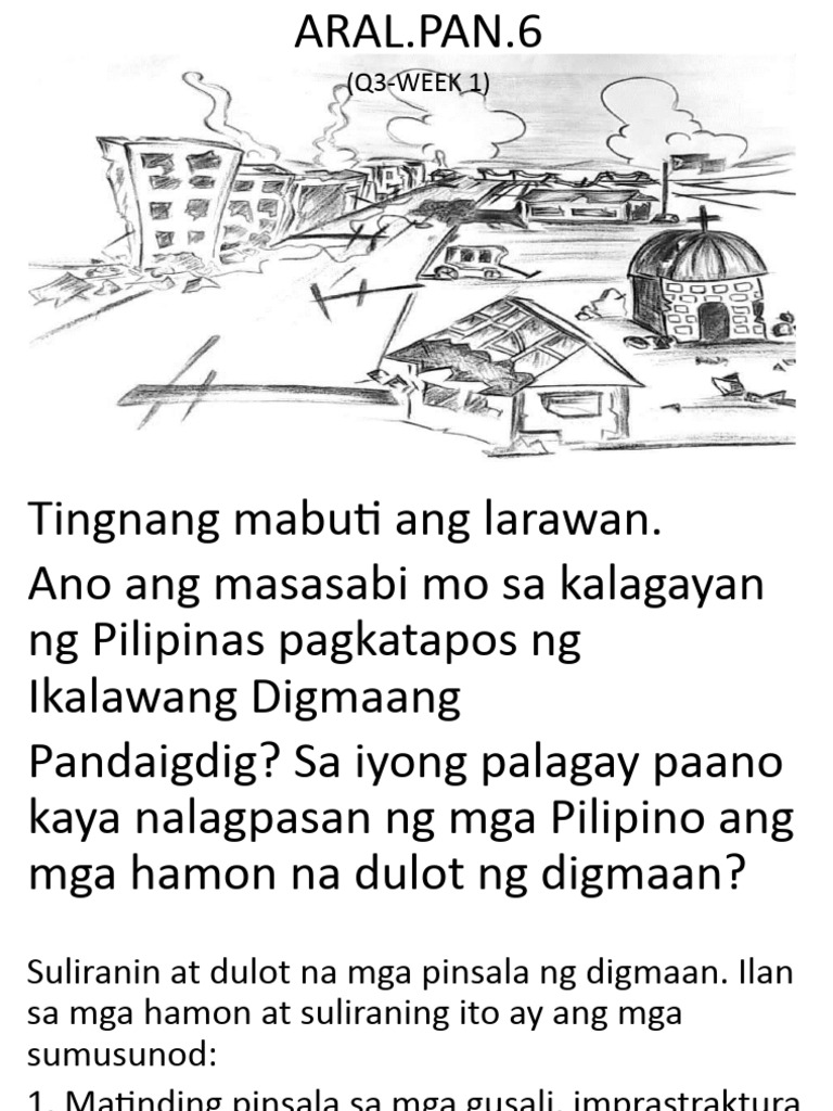 ARAL - PAN.6 Quarter 3-Week1 | PDF