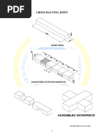 T & Cross Lap Halving Joint Guide | PDF | Woodworking | Metalworking