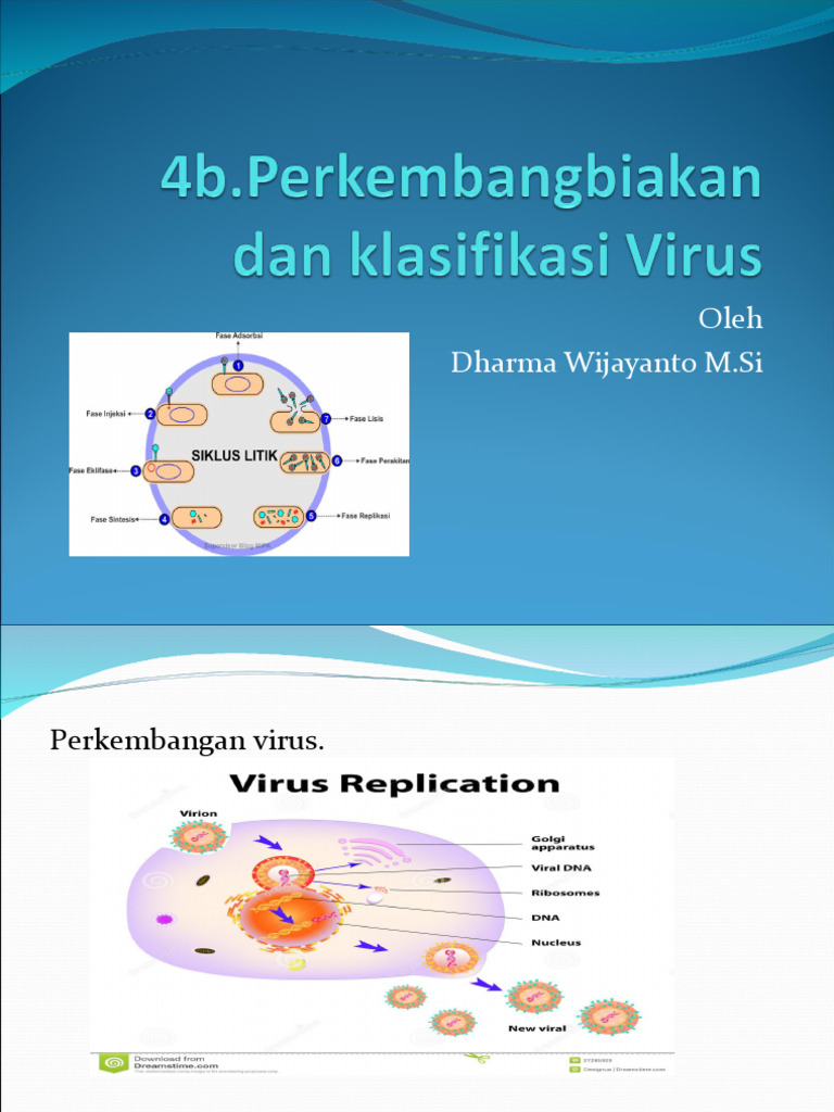 Perkembangan, Klasifikasi Dan Peranan Virus 10 Mipa | PDF