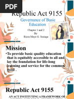 Ra 9155 | PDF | Governance | Curriculum