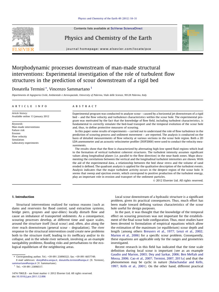 Physics and Chemistry of The Earth: Donatella Termini, Vincenzo ...