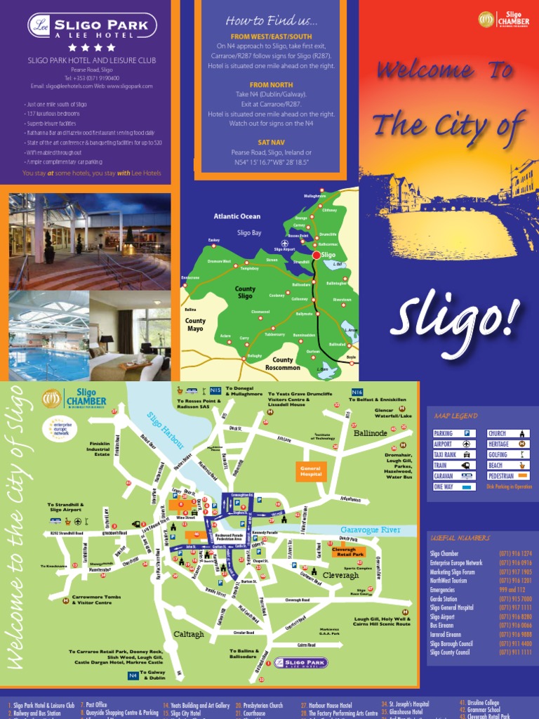 89 SC A4 Map of Sligo | PDF | Business | Cooking, Food & Wine