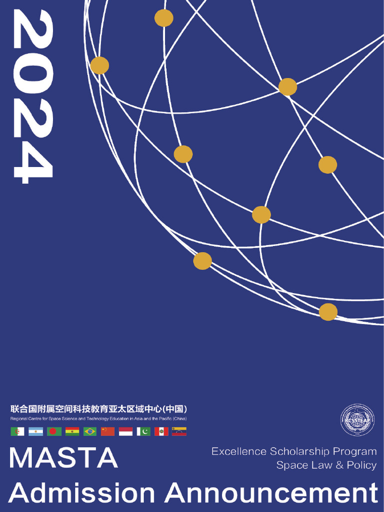 MASTA 2024: Space Tech Master's Program | PDF | Thesis | University And ...