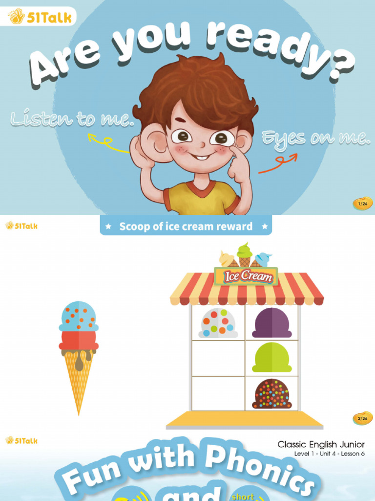 Level 1 - Unit 4 - Lesson 6 - Phonics S and Short U | PDF