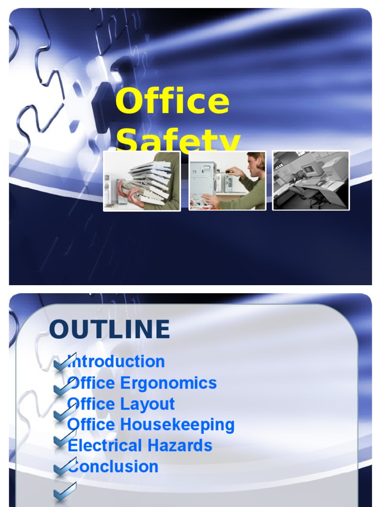 Office Safety | PDF | Computer Keyboard | Human Factors And Ergonomics