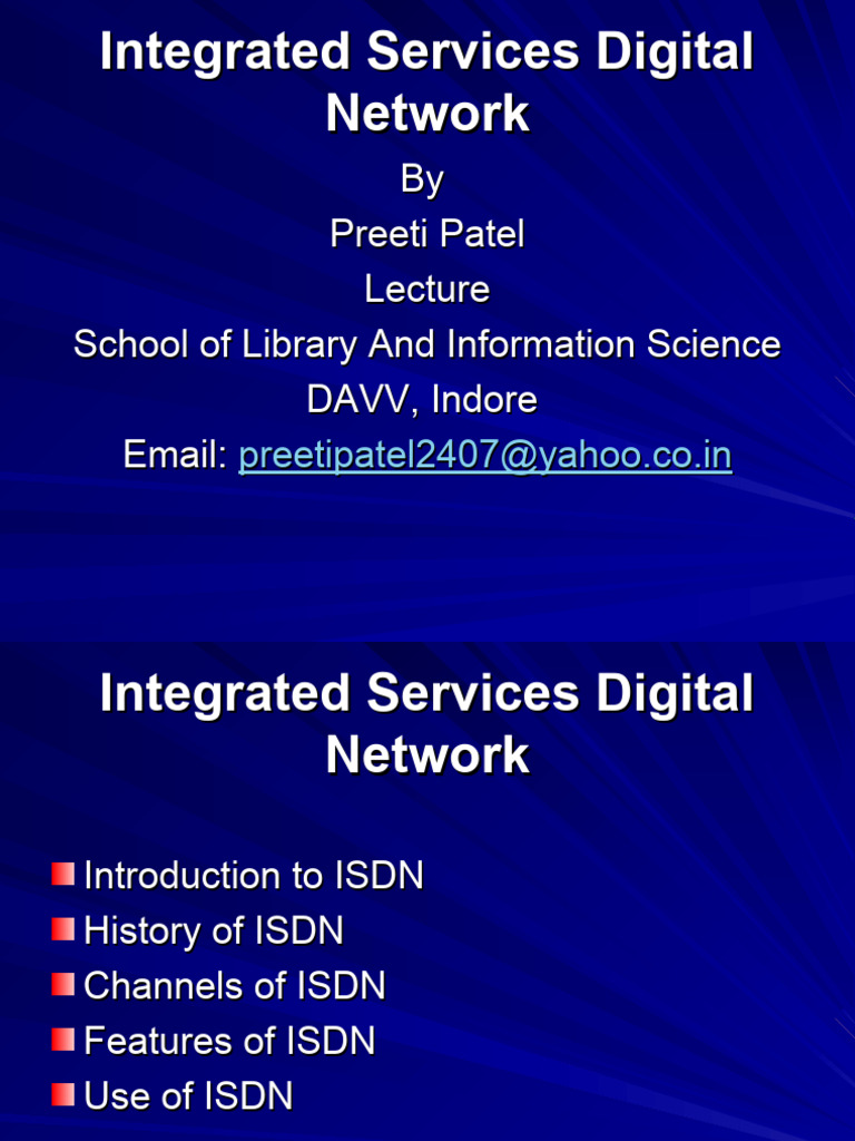 Integrated Services Digital Network | Download Free PDF | Telephone | Modem