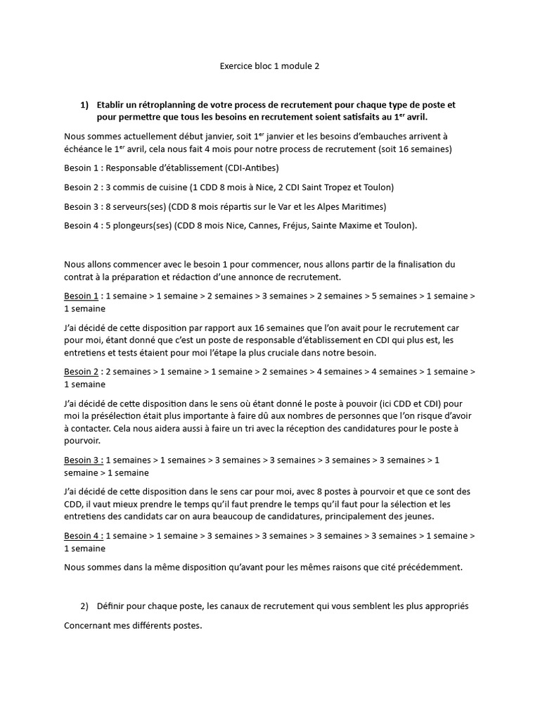 Exercice Bloc 1 Module 3 Esteban MASSON | PDF