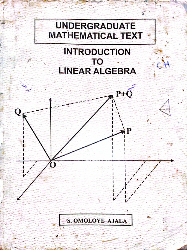 Intro To Linear Algebra | PDF