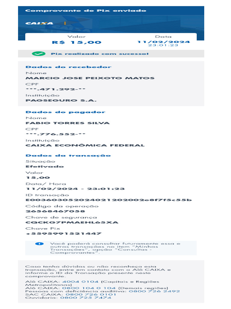 Comprovante2024 02 11 - 220226 | PDF