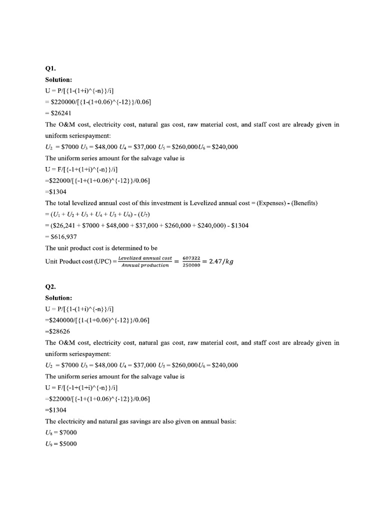 Tut 1 Solutions | PDF