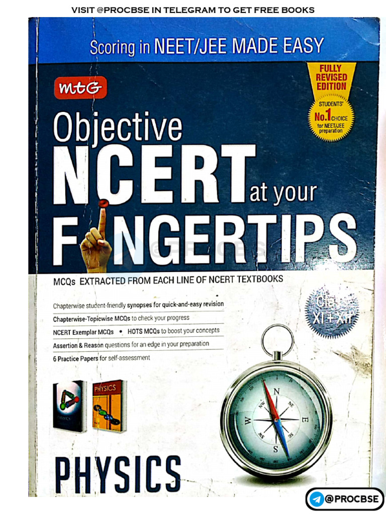 Physics Ncert at Your Fingertips by Procbse | PDF