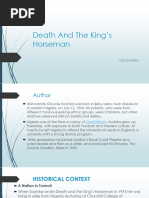 Death and The Kings Horseman | PDF