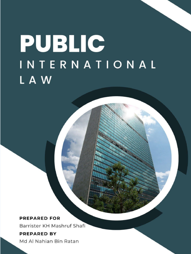 Public Internation Law | PDF | United Nations | International Relations