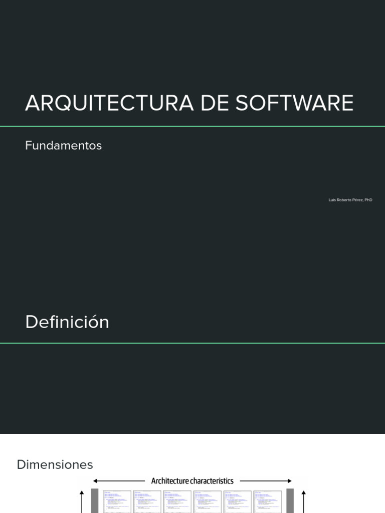 SoftwareArchitecture Slides | PDF
