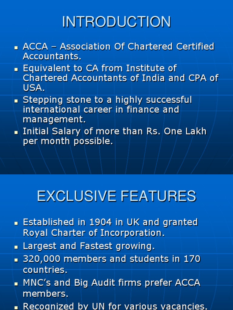 Acca | PDF | Vocational Education | Accounting