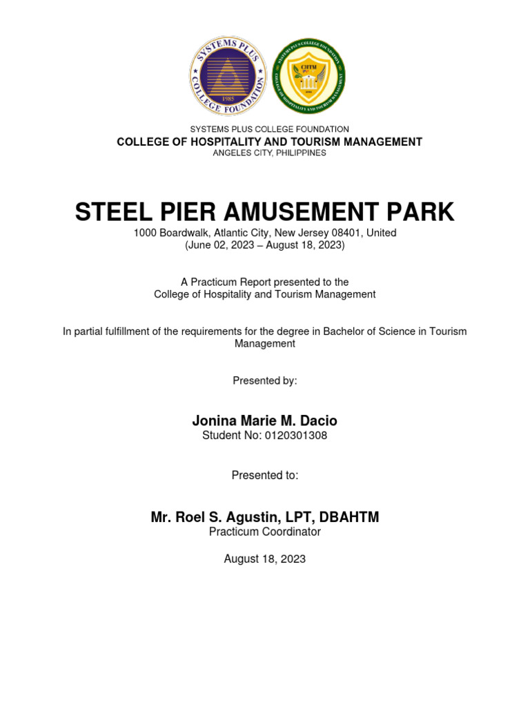 Steel Pier | PDF | Atlantic City | Employment