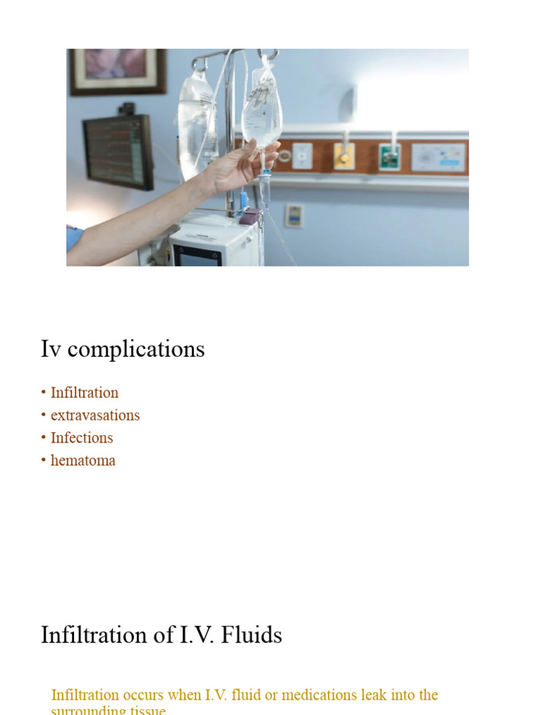 6 .Prevention of IV Complications | PDF