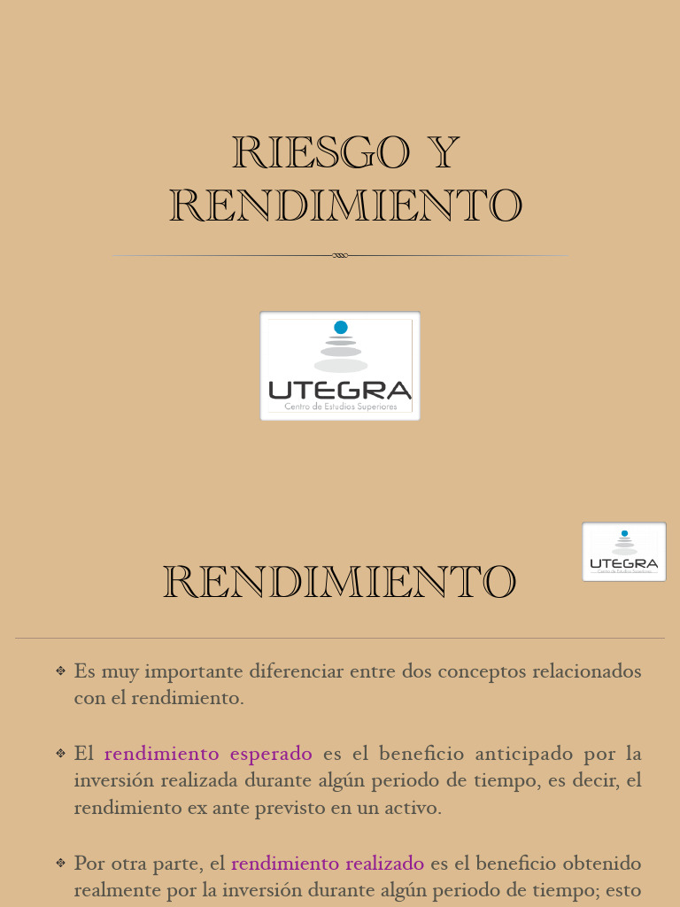 Riesgo y Rendimiento | PDF | Portafolio (Finanzas) | Covarianza