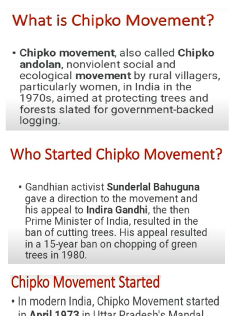 Chipko Movement | PDF
