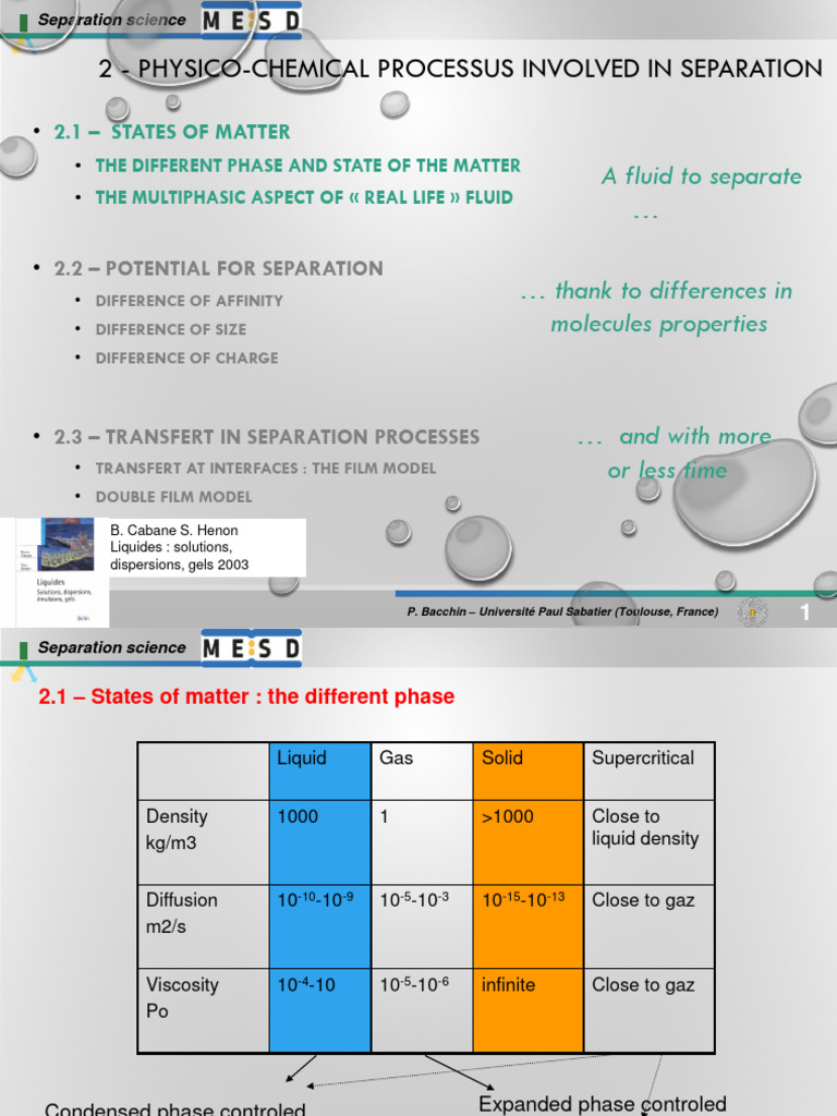 Science Separation EM3E Session2 | PDF | Liquids | Emulsion