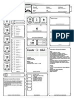 Ficha D&D 5e 2024 Automatica | PDF