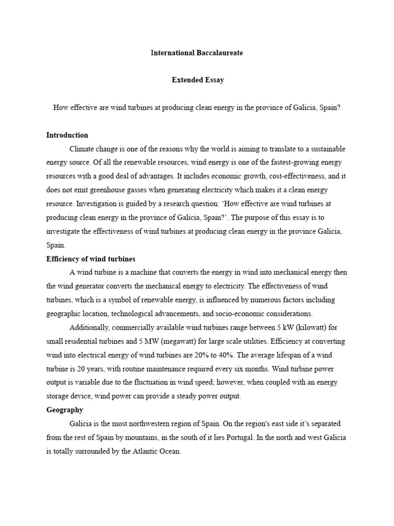 Khaliun Batjargal - Mock Test - Essay Writing | PDF | Wind Power | Wind ...