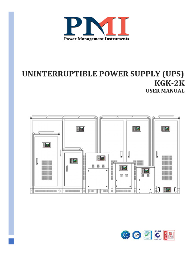 Ups-0003 Ups-Um 0621-En Rv00 Kgk-2k User Manual | PDF | Power Inverter ...