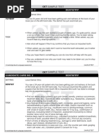 OET Speaking - Role Play Cards | PDF