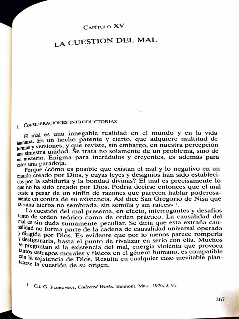 El Mal y su Relación con Dios | PDF | Mal | Libro de trabajo